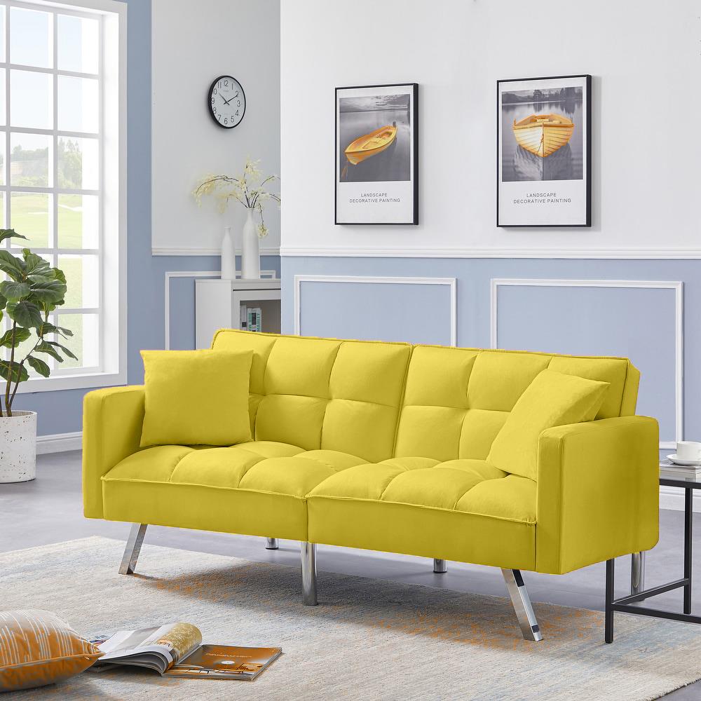 Yellow sofa beds store